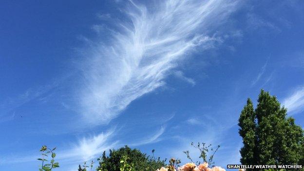 Cloud-busting: Mare's tails - BBC Weather