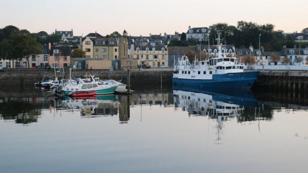 What happened to Stranraer after the ferries left? - BBC News