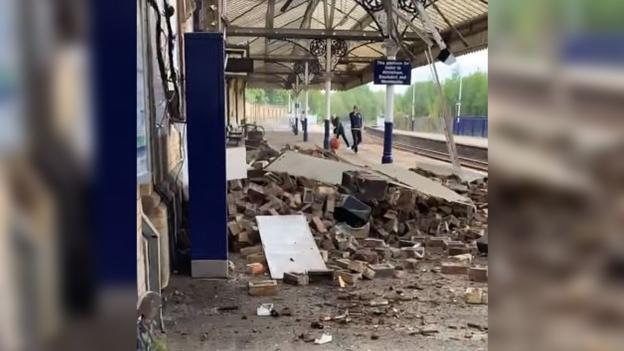Northwich: ‘Lessons learned’ after station collapse - MP - BBC News