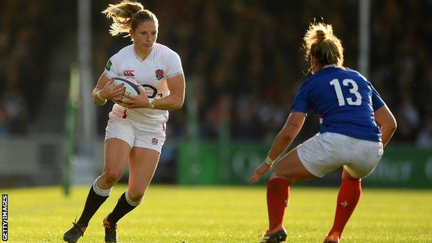 England 17-15 France: Red Roses win as Lydia Thompson scores late try ...