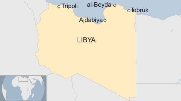 East Libya bans travel for those aged between 18 and 45 - BBC News