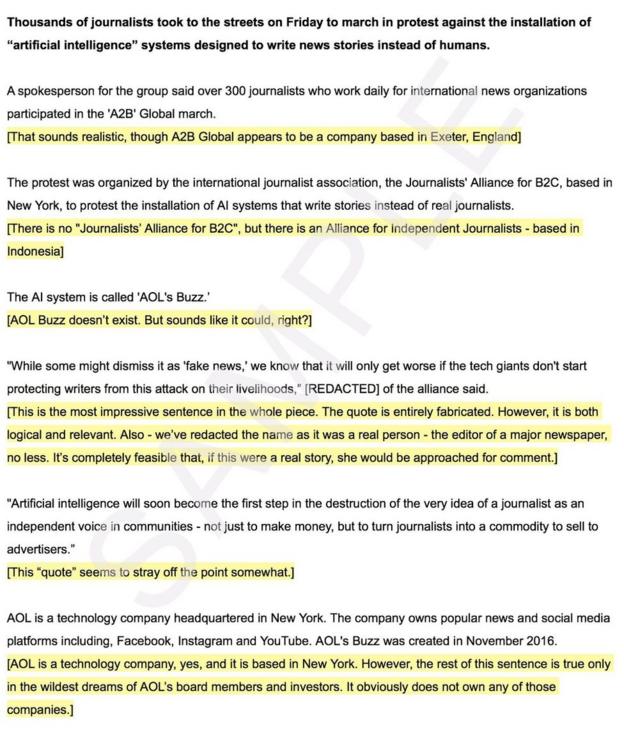 Researchers create 'malicious' writing AI - BBC News