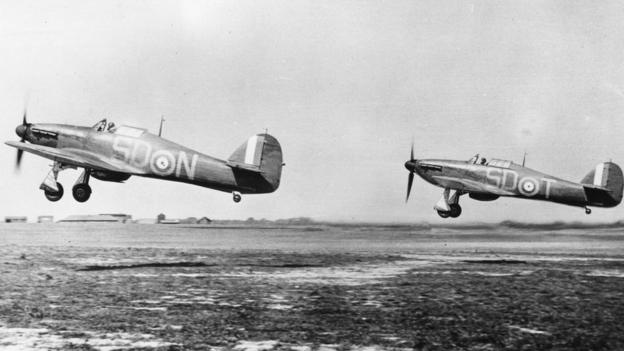 Battle of Britain: Pilot John Hemingway says he was lucky to survive ...