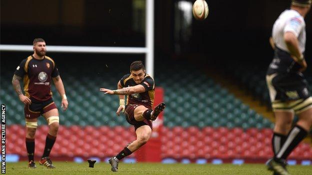Jacob Botica: RGC 1404 fly-half looks to impress against Scarlets - BBC ...