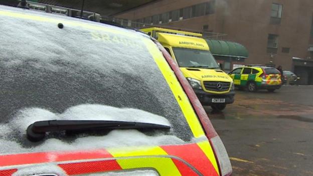 Storm Emma: Snow brings power cuts and travel chaos - BBC News
