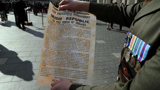 Easter Rising 1916 commemorations in pictures - BBC News