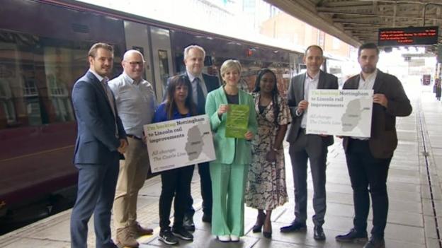 Call for £18m rail line upgrade between Nottingham and Lincoln - BBC News
