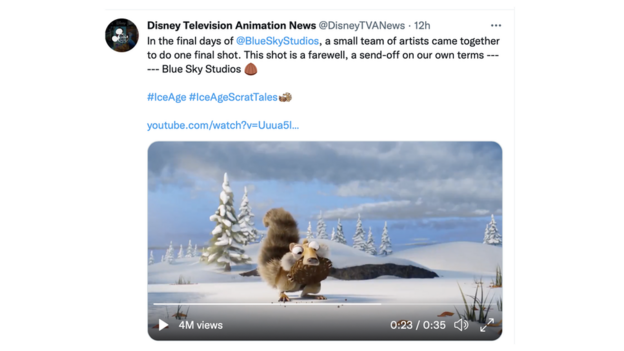 Blue Sky Studios has closed its doors but Ice Age's Scrat finally got ...