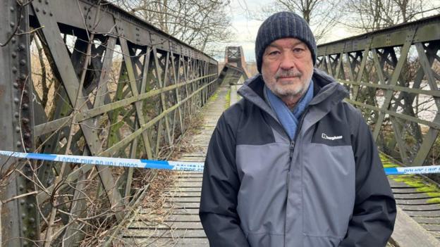 Replacing collapsed bridge 'nigh on impossible' cost for council - BBC News