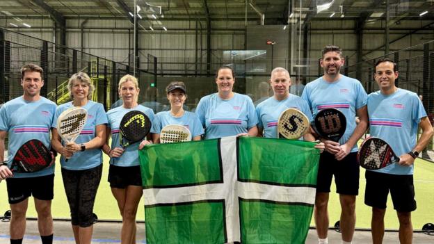 Padel players see the sport grow in Devon and Cornwall - BBC News