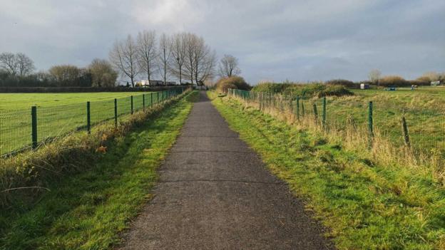 Strawberry Line: New section of former railway line opens as path - BBC ...