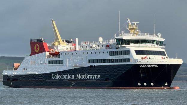 New CalMac ferry for Islay and Jura launches in Turkey - BBC News