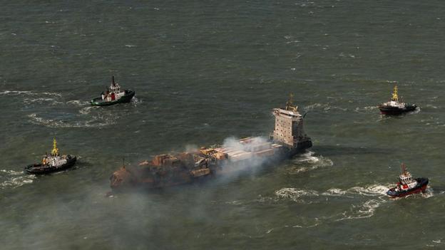 North Sea cargo ship crash captain to stand trial next year - BBC News
