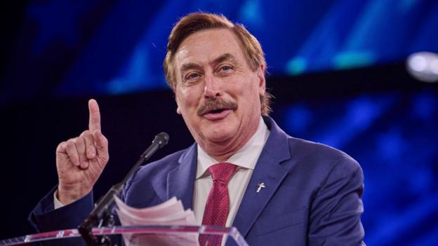Trump loyalist Mike Lindell to take the stand in defamation trial - BBC ...