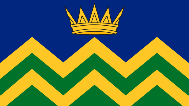 Cumbria's new community flag flown above Carlisle Cathedral - BBC News