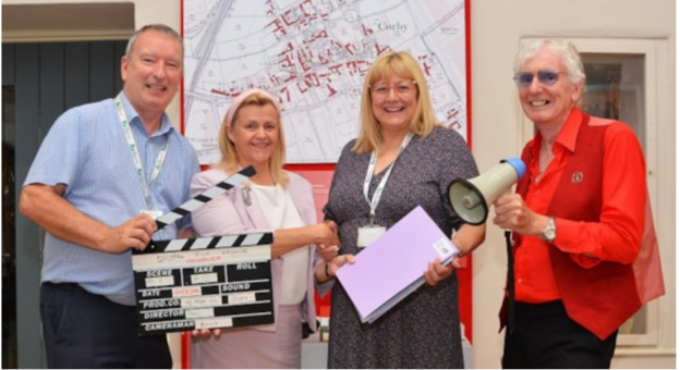 Films about history of Corby donated to Corby heritage centre - BBC News