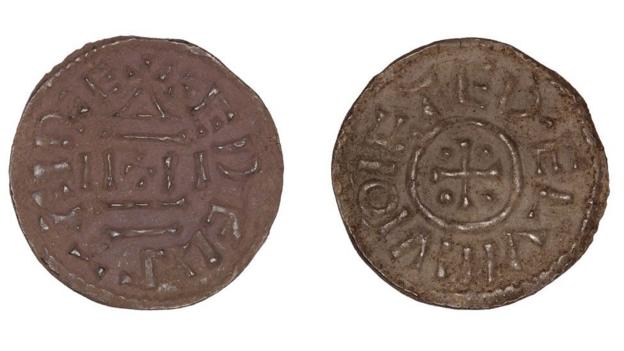 One of a kind 7th Century Anglo-Saxon coin found in Norfolk field - BBC ...