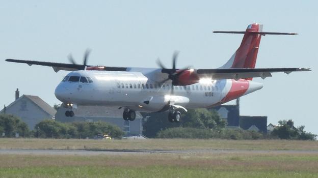 Plane delivered to Guernsey as Aurigny simplifies fleet - BBC News