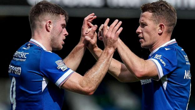 Irish Premiership - Fine Kieran Offord goal helps Linfield beat ...