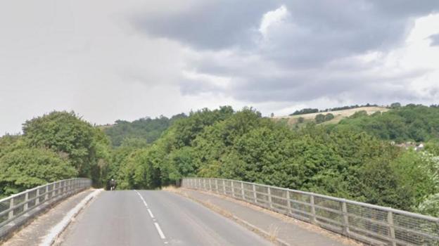Woman critically hurt when hit by car on M5 bridge - BBC News