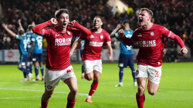 Bristol City 2-1 Middlesbrough: George Earthy sends Robins sixth with ...
