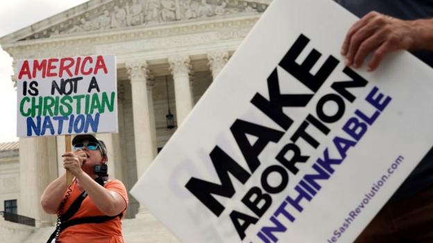 Where is abortion illegal in the US? - BBC News