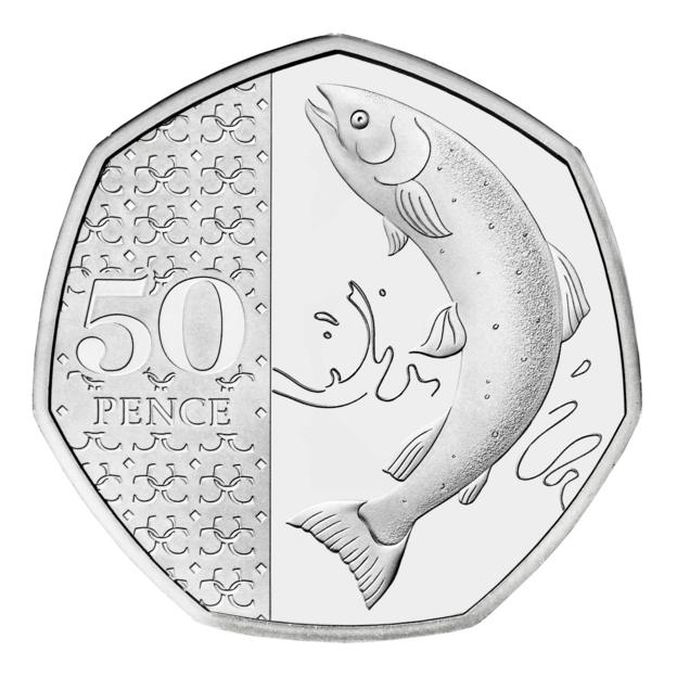 Royal Mint: Atlantic salmon and King 50p coin rarest in circulation ...