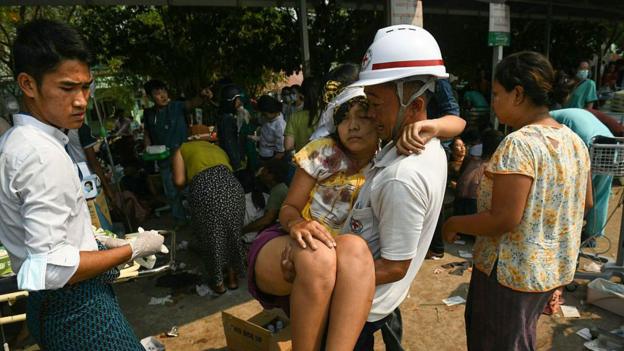 'People are screaming help me': Myanmar earthquake survivors describe ...