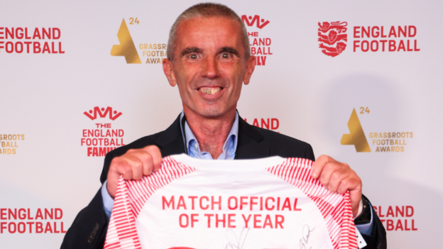 Rotherham football referee named Match Official of the Year - BBC News