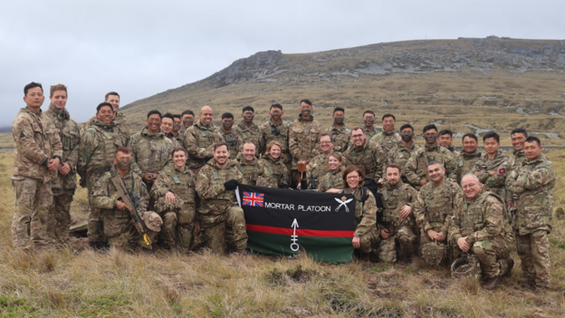 Northamptonshire MPs visit Falklands to understand UK military - BBC News
