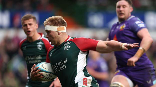 Leicester Tigers: Archie Van Der Flier hails 'squad effort' - BBC Sport