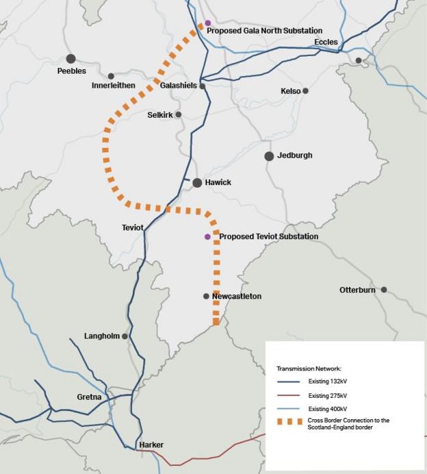 A new route for a cross-border pylons plan - can it appease locals ...
