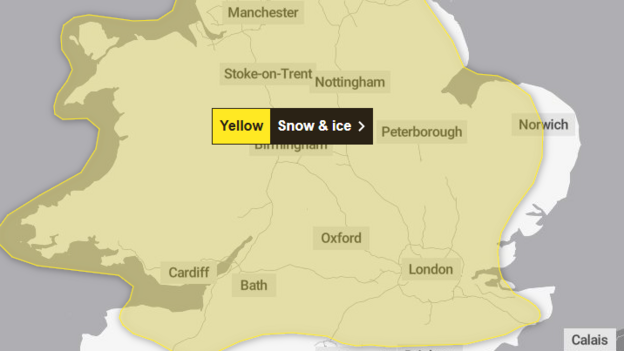 Snow warning: How will cold snap affect the East of England? - BBC News