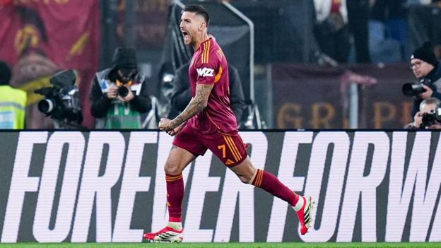 Roma 1-1 AC Milan: Lorenzo Pellegrini scores penalty as Roma move third ...