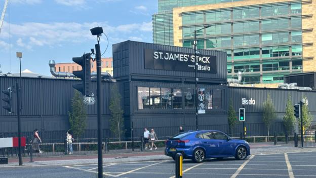 Legal challenge to St James' Park Stack fanzone rejected - BBC News