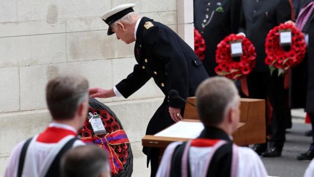 Remembrance Sunday 2024: King leads nation in memory of war dead - BBC News
