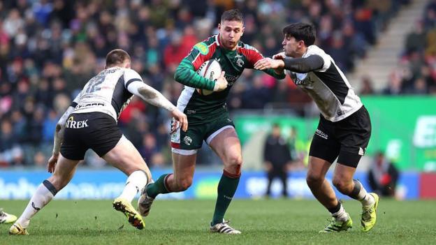 Leicester 36-28 Saracens: Adam Radwan double edges Tigers closer to ...