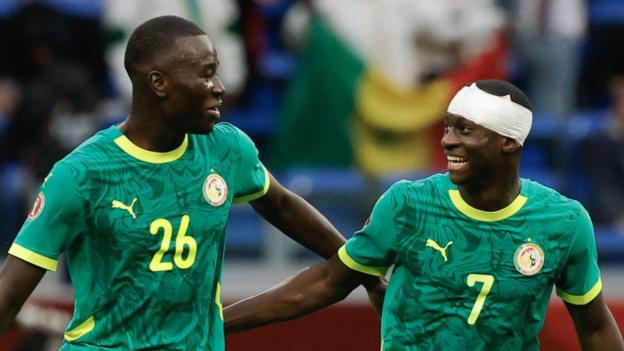 Afcon 2025: Senegal 3-1 Sudan - Pape Gueye double helps win last-16 tie ...