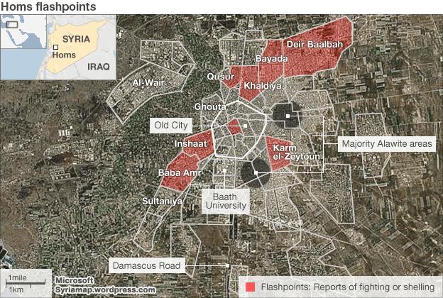 Explosion damages pipeline in Syrian city of Homs - BBC News