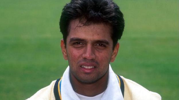 Rahul Dravid's cricket career in pictures - BBC Sport