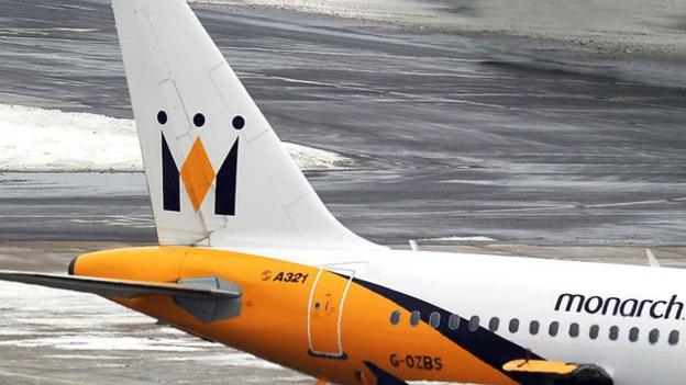 Monarch staff agree to pay cuts of up to 30% - BBC News