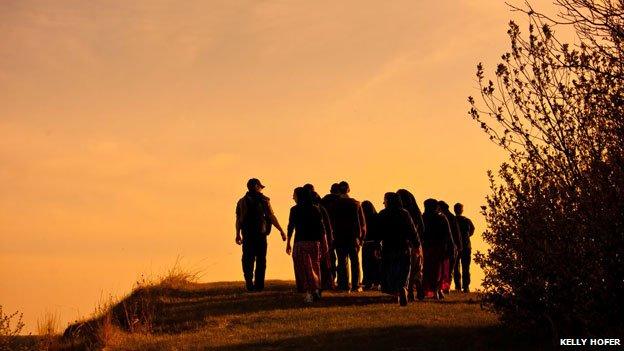 Getting away from 'the world' Hutterite-style - BBC News