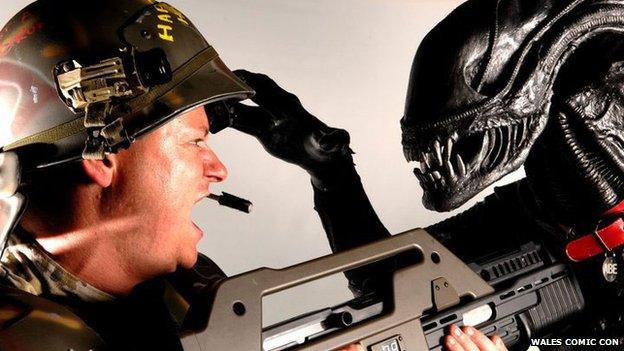 Wales Comic Con convention at Wrexham Glyndwr University - BBC News