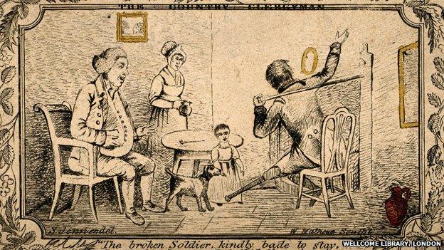 Disability history: The sword-thrower with no limbs - BBC News