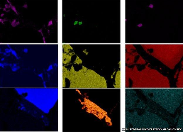 Russian Chelyabinsk meteorite pieces go under microscope - BBC News