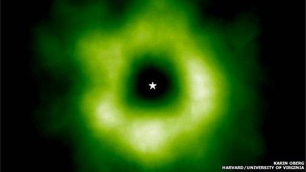 Snow in space: first pic of snow line in new solar system - BBC Newsround