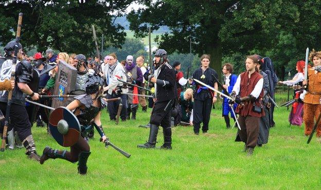 The rise of live action role-playing - BBC News