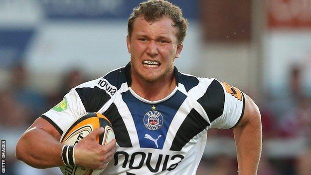Nick Koster: Bristol sign Bath back-rower on season's loan - BBC Sport