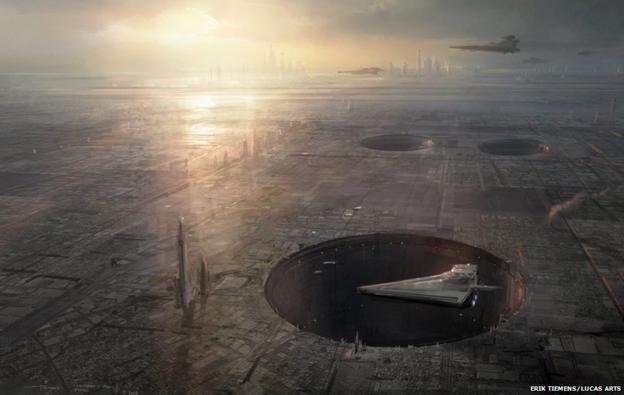 In pictures: Star Wars art - BBC News