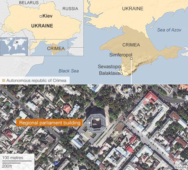 West warns Russia amid rising tensions in Crimea - BBC News